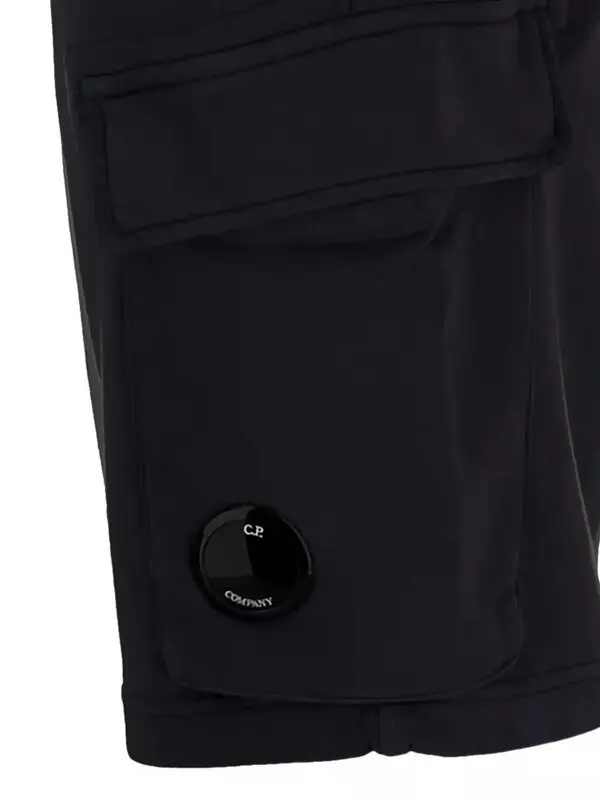 C.P. COMPANY Drawstring Pocket Shorts - Black