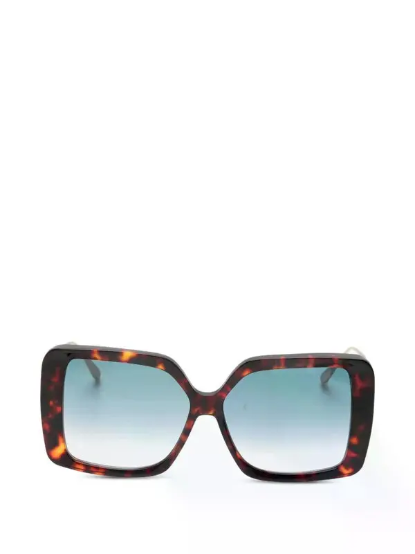 Linda Farrow Macy Sunglasses - Gold