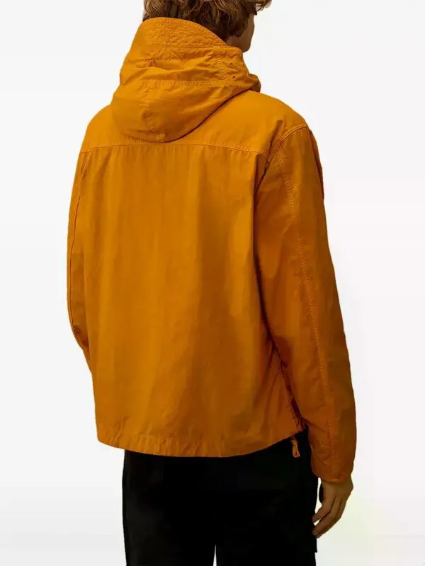 C.P. COMPANY Zip-up Hooded Jacket - Orange