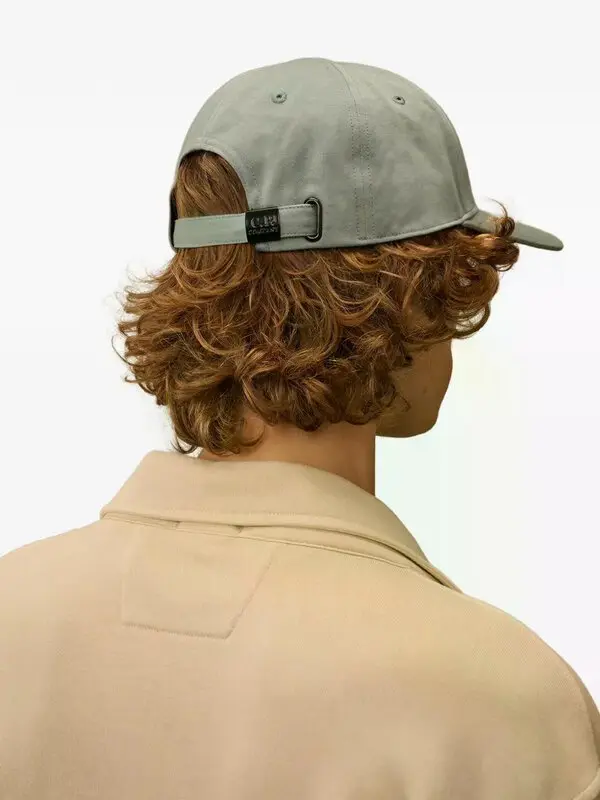 C.P. COMPANY Embossed Logo Baseball Cap - Blue