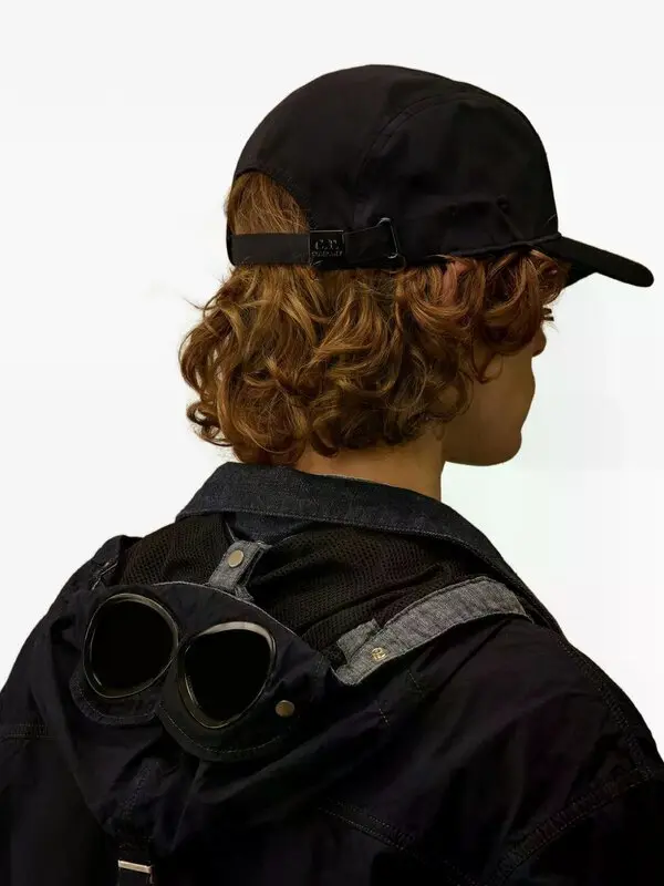 C.P. COMPANY Logo-patch Baseball Cap - Blue
