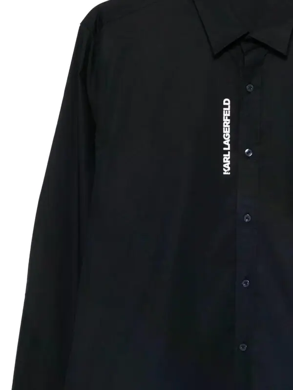 Karl Lagerfeld Long-sleeve Shirt - Blue