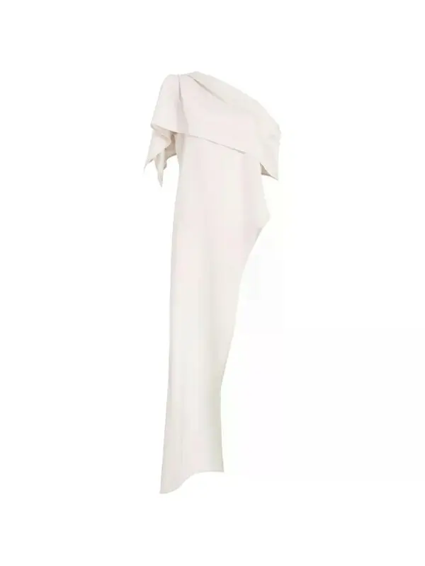 Proenza Schouler One-shoulder Draped Twill Top - Neutrals
