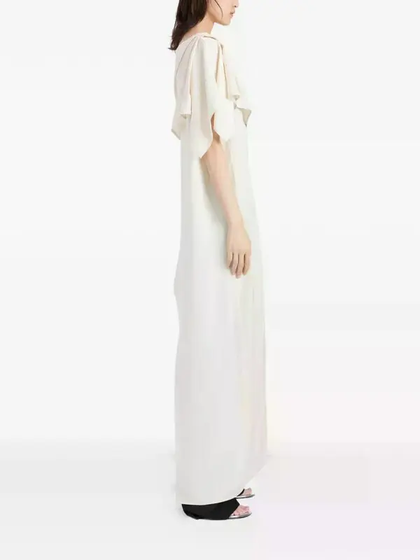 Proenza Schouler One-shoulder Draped Twill Top - Neutrals