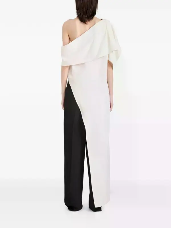 Proenza Schouler One-shoulder Draped Twill Top - Neutrals