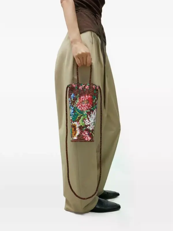 CORDERA Peonia Beaded Shoulder Bag