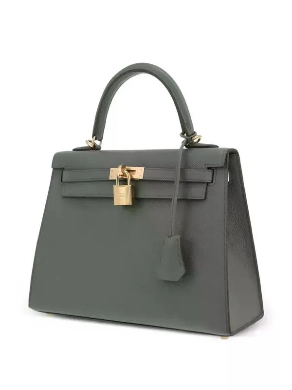 Hermès 25 Kelly Handbag - Green