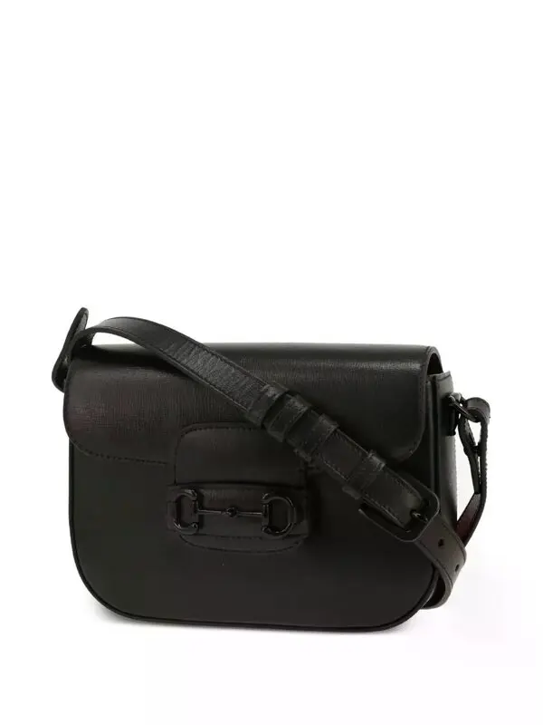 Gucci 1955 Horsebit Shoulder Bag - Black