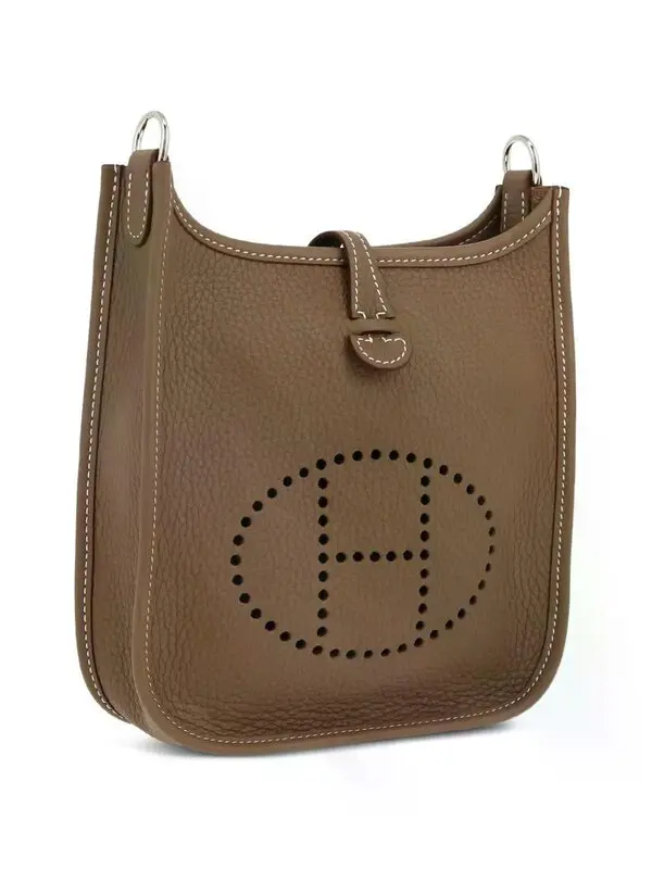 Hermès 2024 Evelyne Mini Leather Shoulder Bag - Neutrals