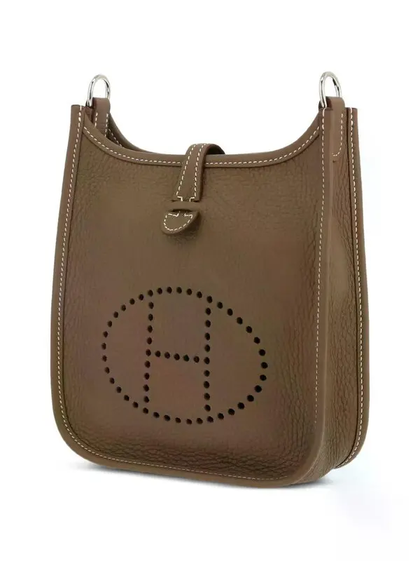 Hermès 2024 Evelyne Mini Leather Shoulder Bag - Neutrals