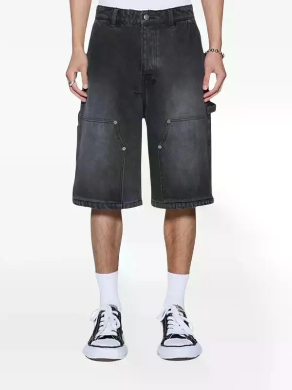 Ksubi Maxx Operator Denim Shorts - Black