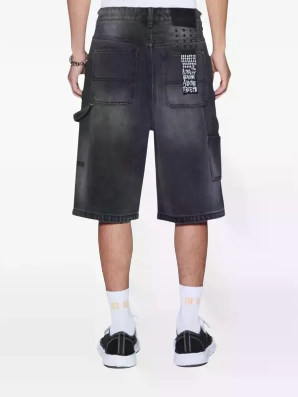 Ksubi Maxx Operator Denim Shorts - Black