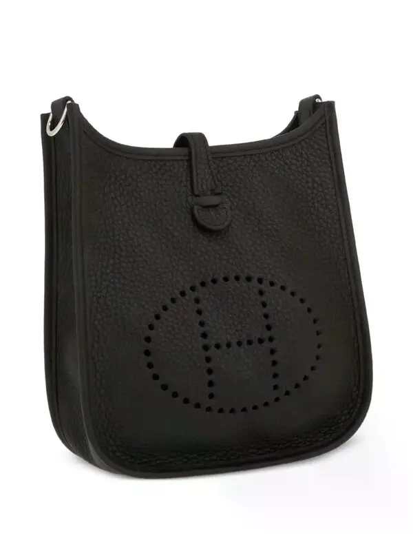 Hermès Evelyne Leather Mini Shoulder Bag - Black