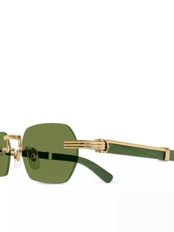 Cartier Rectangle-frame Sunglasses