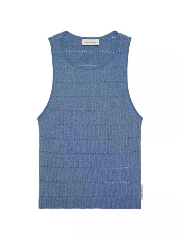 Calvin Klein Openwork Knit Top