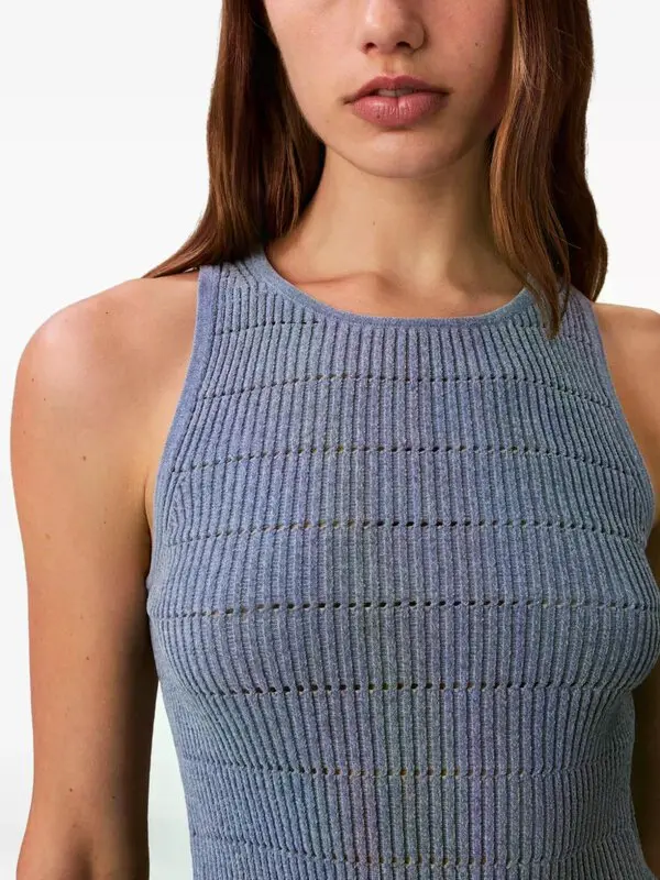Calvin Klein Openwork Knit Top