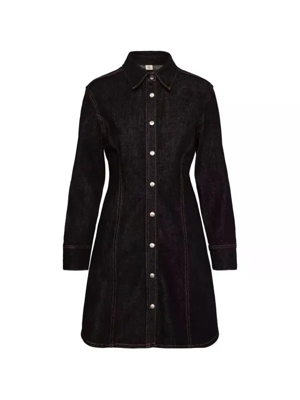 Calvin Klein Buttoned Collared Mini Dress