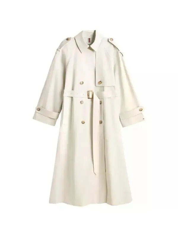 Tommy Hilfiger Belted Button-fastening Trench Coat