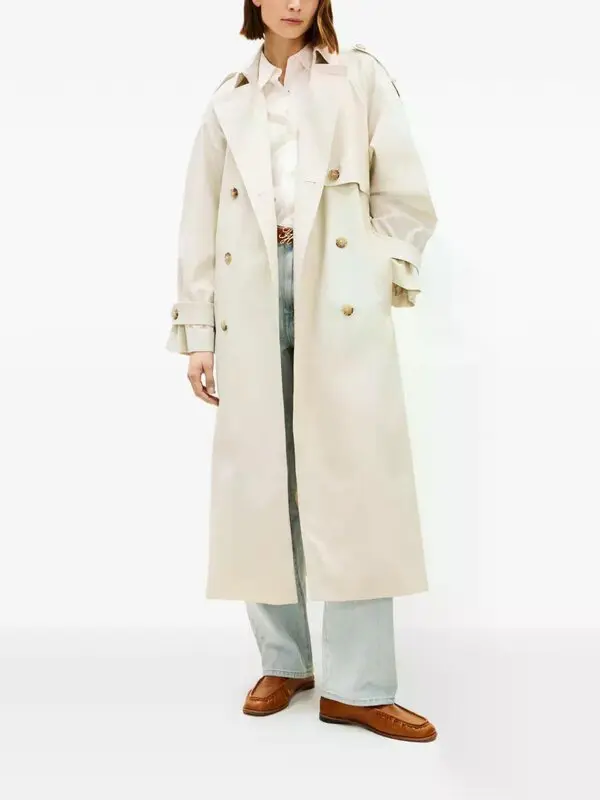 Tommy Hilfiger Belted Button-fastening Trench Coat