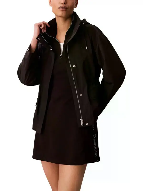 Calvin Klein Hooded Zip-front Jacket