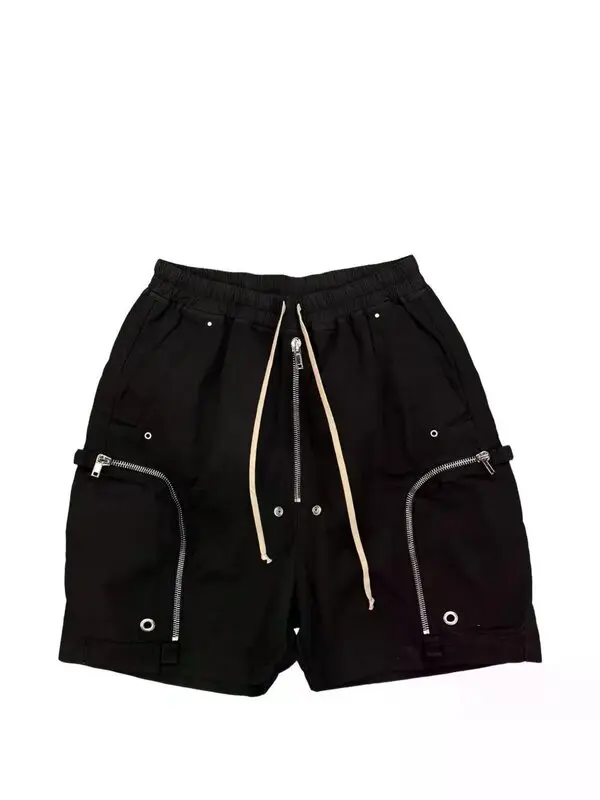 Rick Owens Bauhaus Zip-detailed Drawstring Shorts