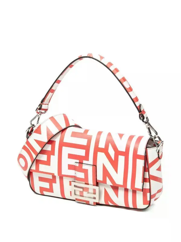 Fendi Baguette Logo-print Shoulder Bag