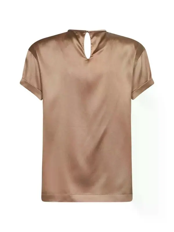 Brunello Cucinelli Monili Embellished T-shirt