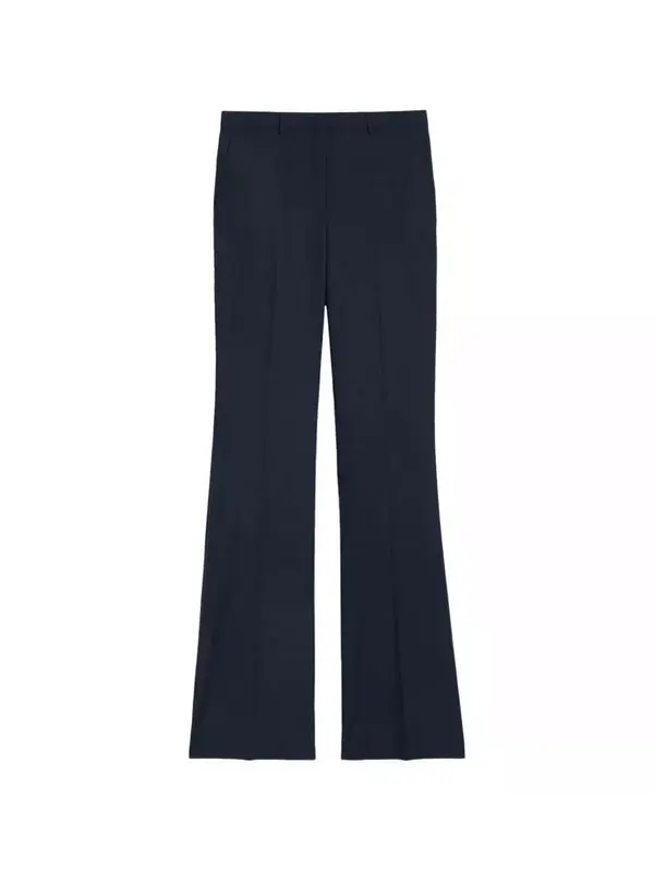 Theory Demitria Wool Flared Trousers
