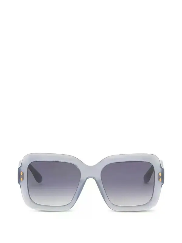 Isabel Marant Hexagonal Square-frame Sunglasses - Blue