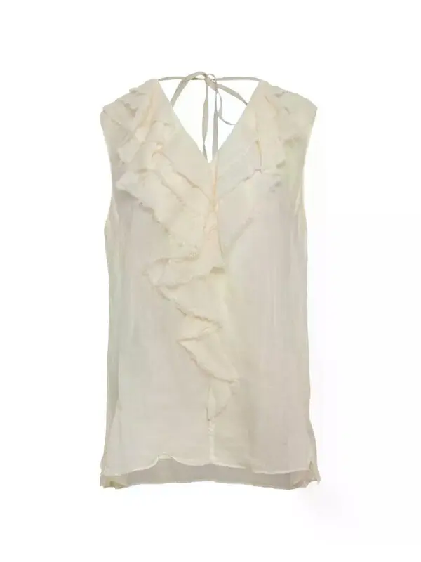 Devotion Elaria Ruffled-neck Blouse