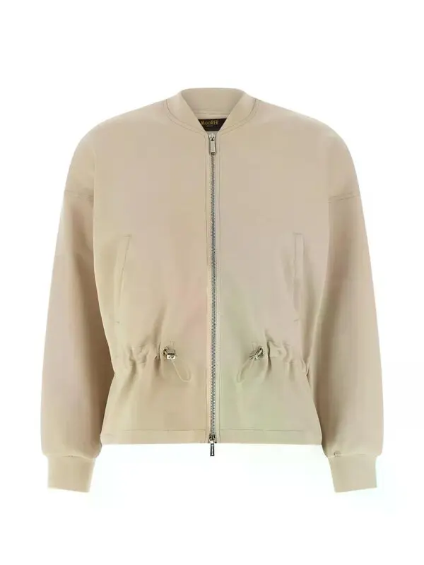 MOORER Zip Cotton Sweatshirt