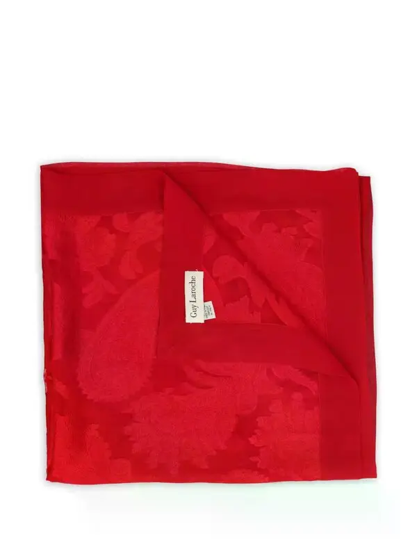 Guy Laroche Patterned Silk Scarf
