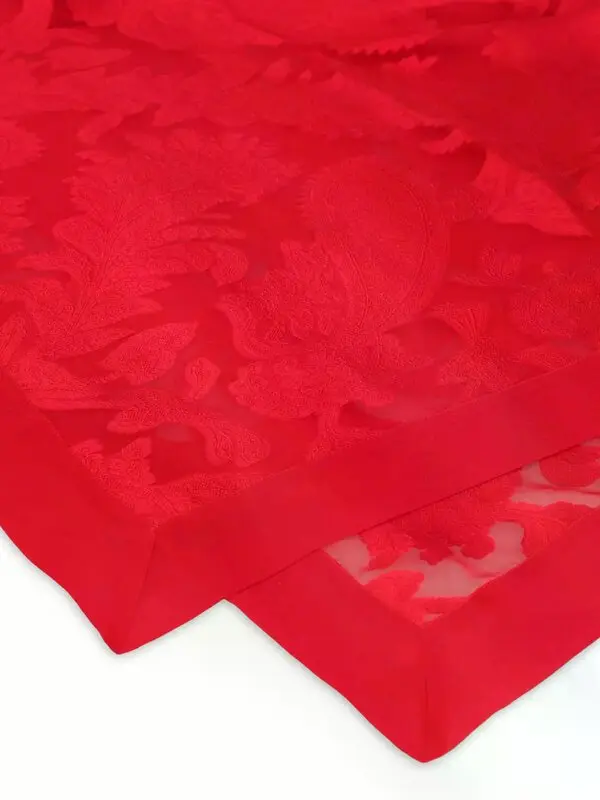 Guy Laroche Patterned Silk Scarf