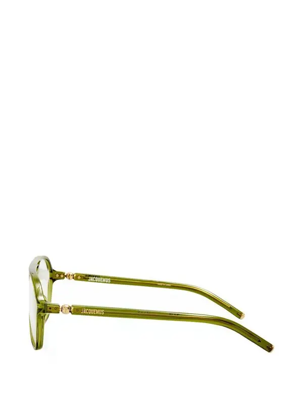 Jacquemus Pilot Frame Eyeglasses - Green