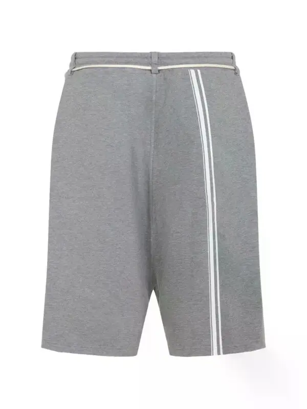 MORDECAI Drawstring Panelled Cotton Shorts