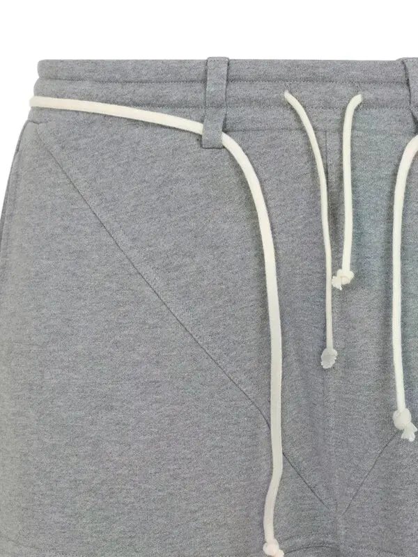 MORDECAI Drawstring Panelled Cotton Shorts