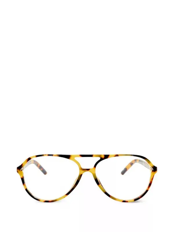 Jacquemus Round Frame Glasses - Brown