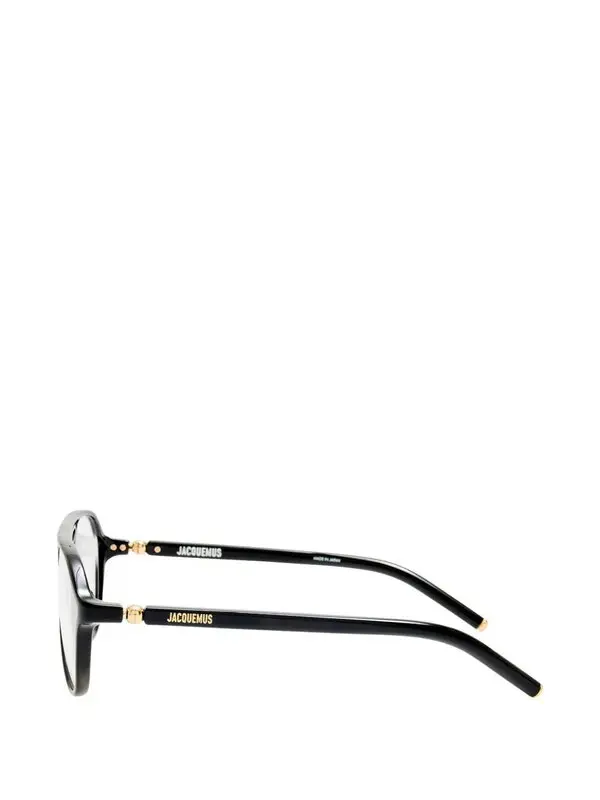 Jacquemus Pilot Frame Sunglasses - Black