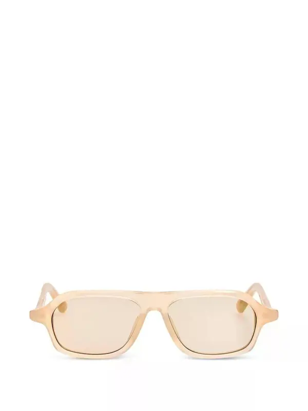 Jacquemus Geometric Frame Sunglasses - Neutrals