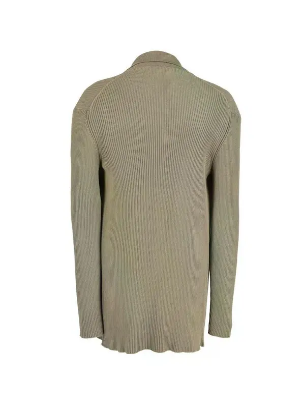 FERRAGAMO Ribbed Knit Sweater Cardigan Set