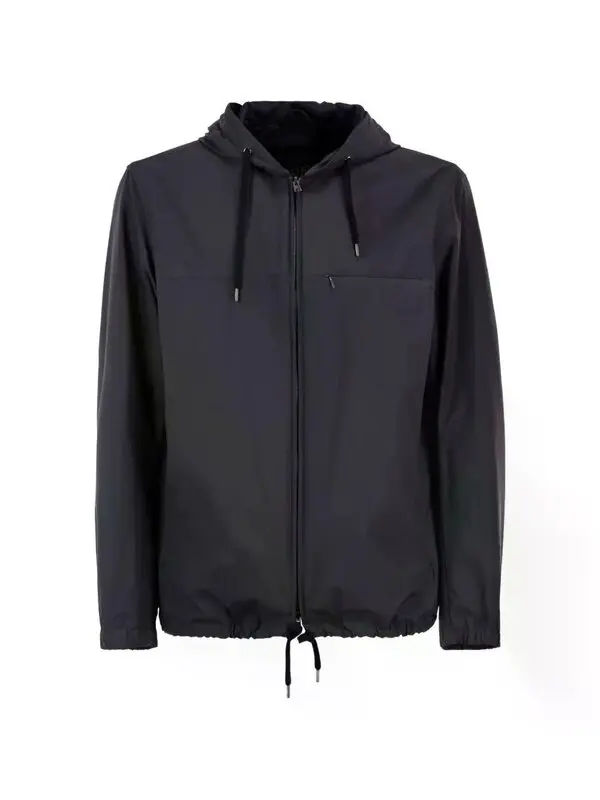 Herno Adjustable Hood Jacket - Blue