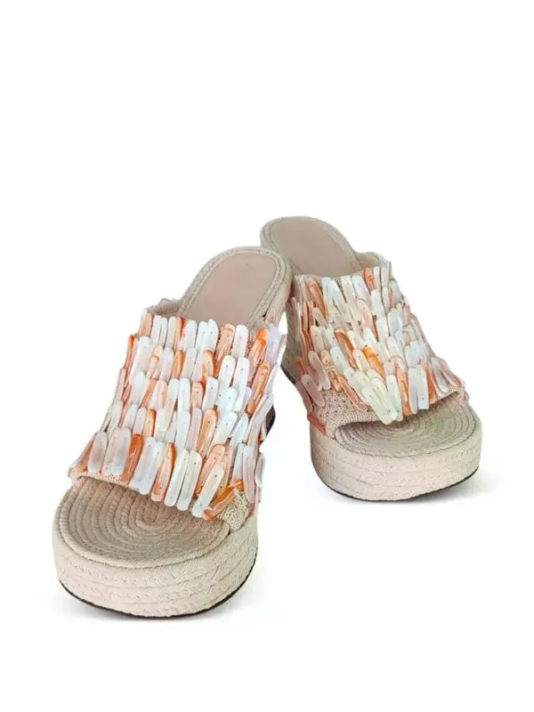 Bottega Veneta Seashells Platform Sandals