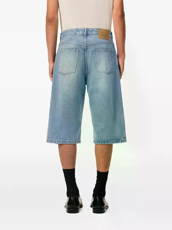 AMI Paris Five-pocket Bermuda Shorts - Blue
