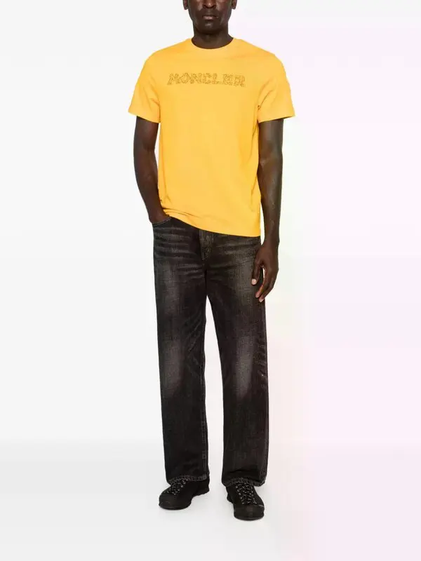 Moncler Logo T-shirt - Orange