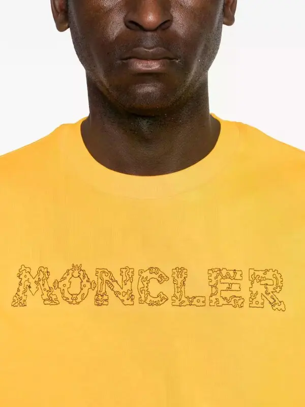 Moncler Logo T-shirt - Orange