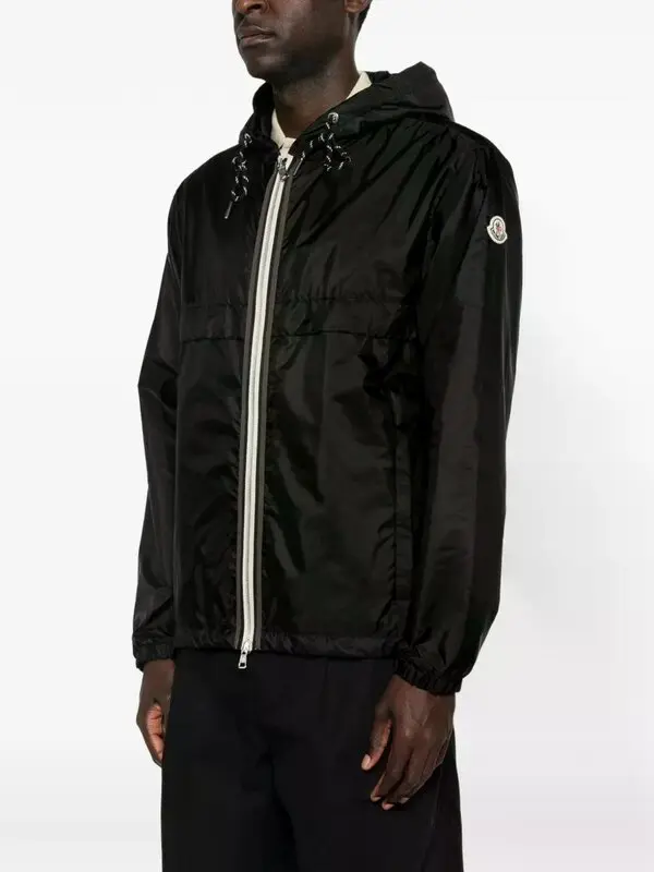 Moncler Hooded Zip Jacket - Black