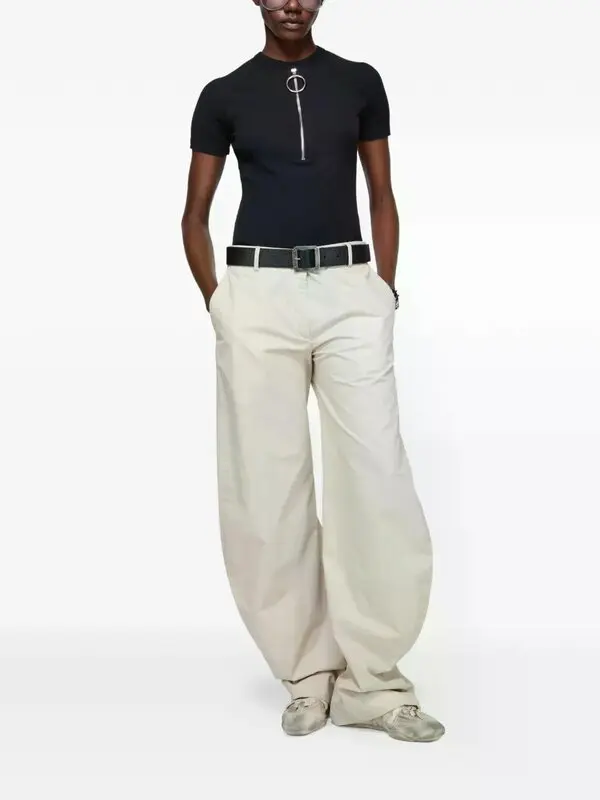 Acne Studios Zip Short-sleeve Top