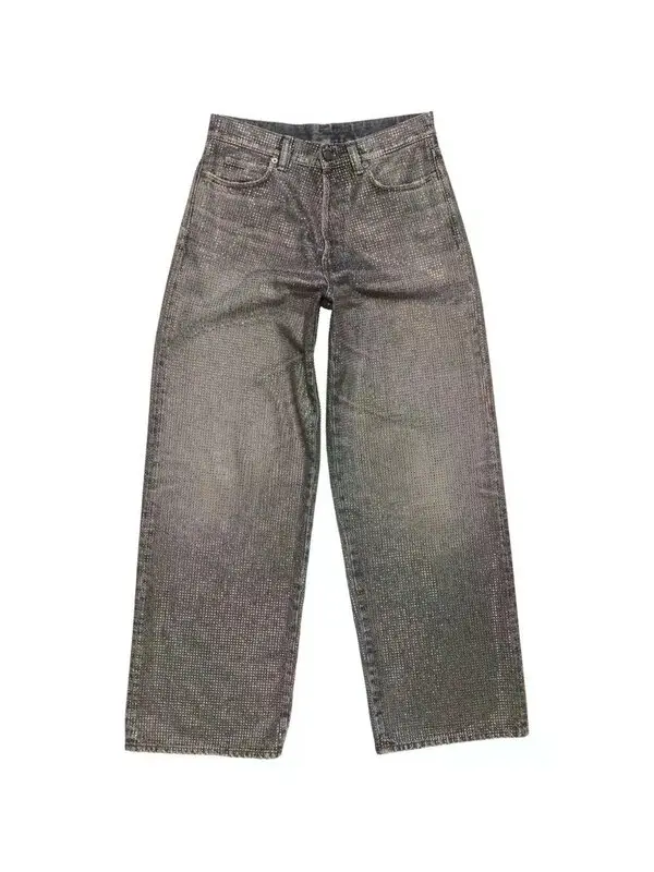 Acne Studios Patch Embellished Baggy Jeans