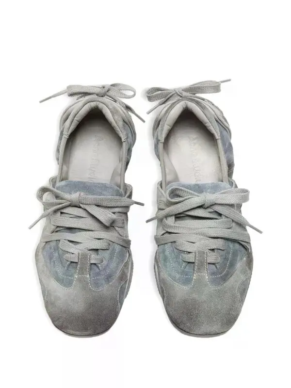 Acne Studios Suede Lace-up Shoes - Grey