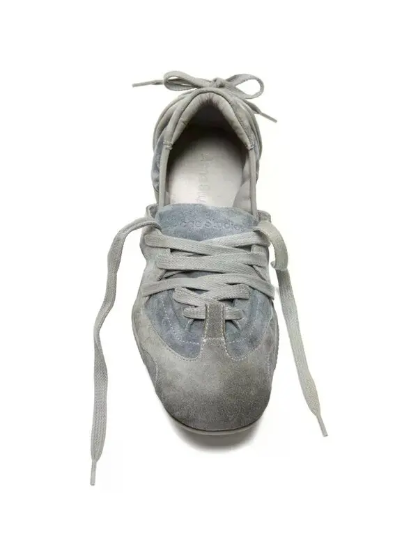 Acne Studios Suede Lace-up Shoes - Grey